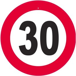 PVC ZNAK 30 LET, 48 CM